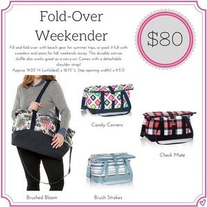 thirty-one | Bags | Thirtyone Fold Over Weekender | Poshmark